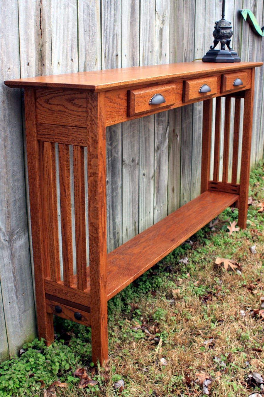 Mission Sofa Table. Mission Style Console Table. Arts and