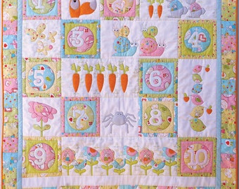 Bunny quilt pattern | Etsy