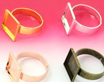 Brass ring blanks | Etsy