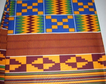 Blue kente cloth | Etsy