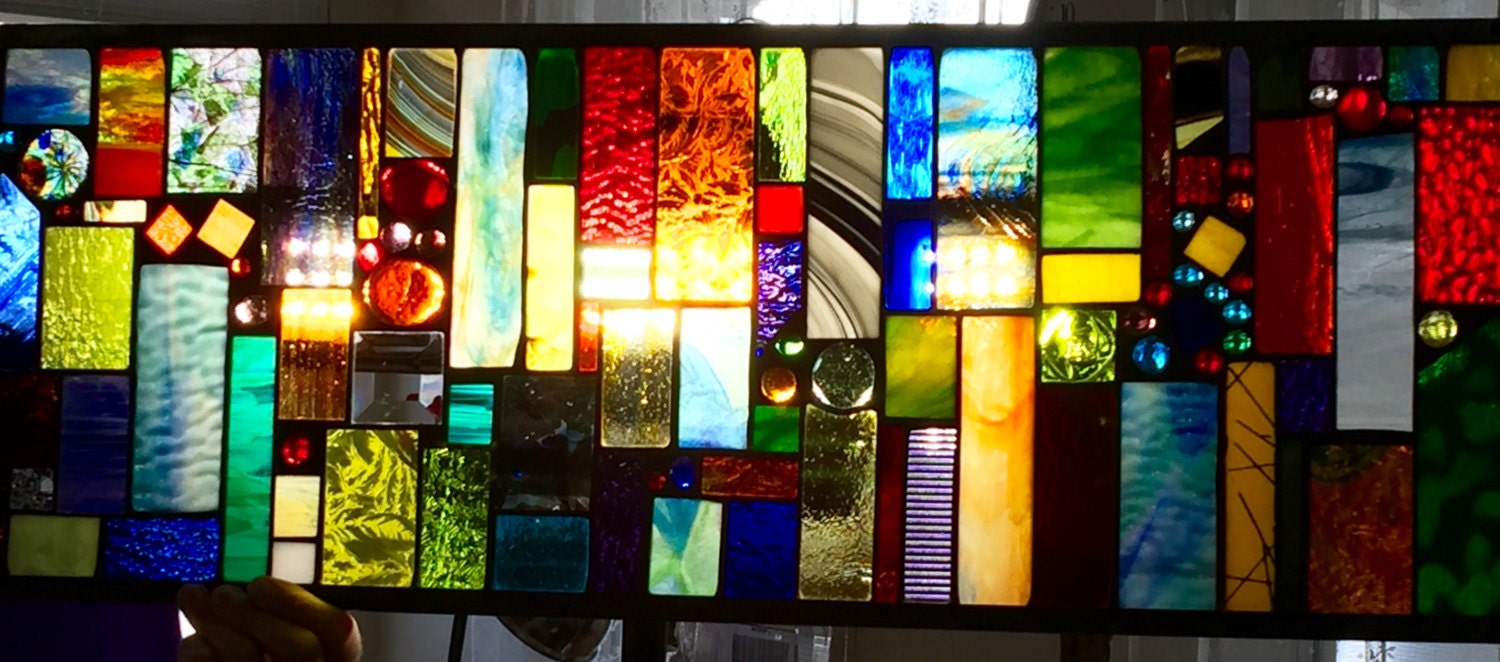 Skylight Stained Glass Window Custom Ordered