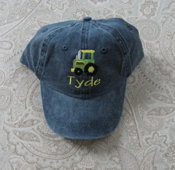 Toddler Kids Baseball Hat Farm Tractor Design Baseball Hat