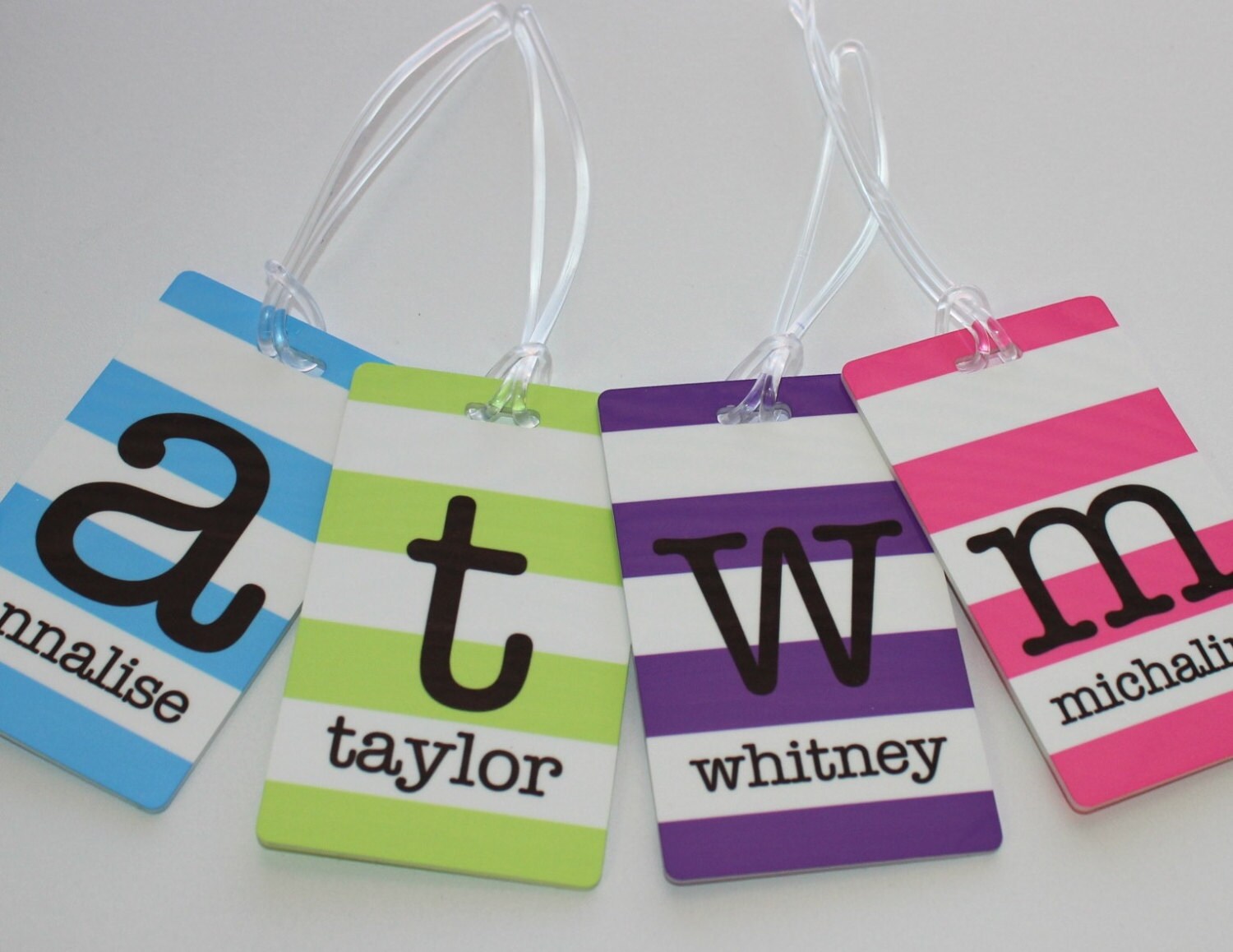 Personalized Bag Tag Monogrammed Luggage Tag Backpack Tag