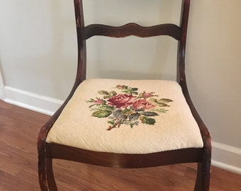 Unique embroidered chair related items | Etsy