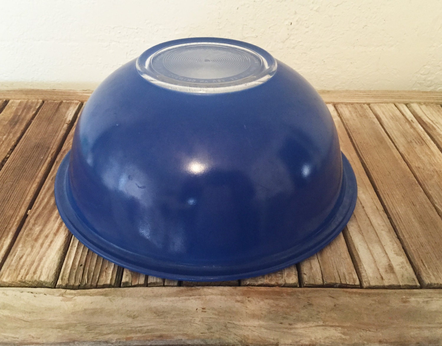 Vintage Blue Pyrex Bowl