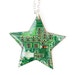 Circuit board Star necklace geek necklace computer nerd