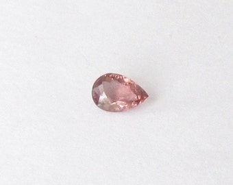 Pear pink stone ring | Etsy