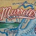 Murrells Inlet South Carolina beach map Print. Print from