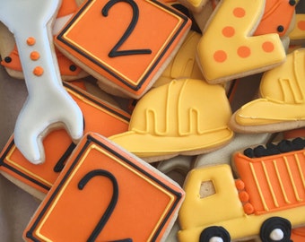 Construction cookies | Etsy