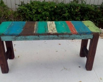 Western bench | Etsy