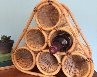 Wicker bottle | Etsy