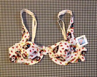 Minnie mouse bra | Etsy