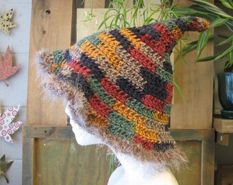 Deep Forest Crocheted Hood Medieval Crocheted by TheMysticWood