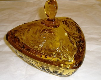 Amber candy dish | Etsy