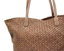 Unique braided leather bag related items | Etsy