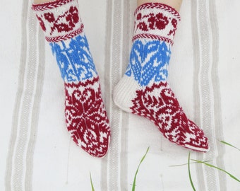 Scandinavian socks Baltic socks Traditions and modern by WoolSpace