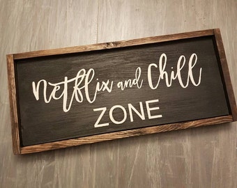 Chill sign | Etsy