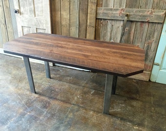 Rustic corner table | Etsy