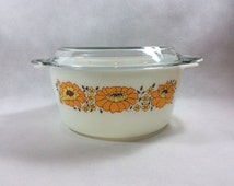 Unique pyrex sunflower related items | Etsy