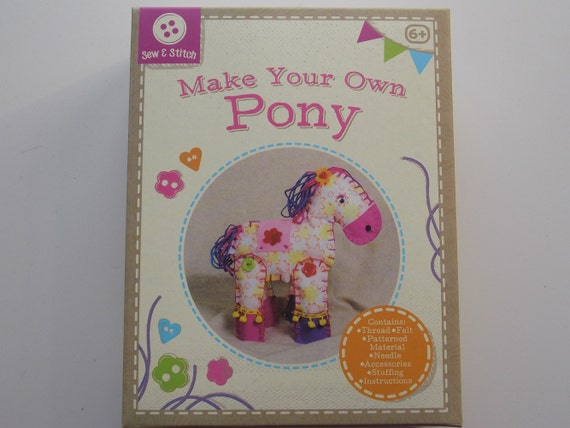 Pony make your own pony for children 6 years by PurpleValleyDesign