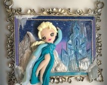 Unique elsa polymer clay related items | Etsy