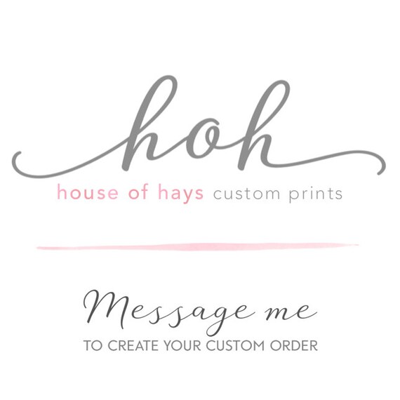 CUSTOMIZE ME Add On by HouseofHays on Etsy