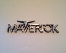 Vintage Ford Maverick Emblem Automobilia Classic Car Emblem Ford ...