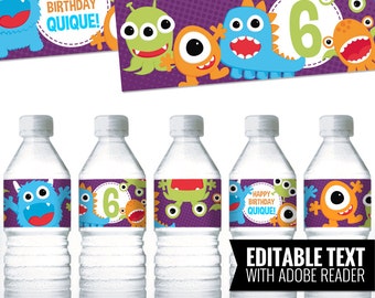 Funny water labels | Etsy