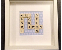 Unique scrabble wall tiles related items | Etsy