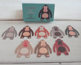 Paper Index Clip / Bookmark Elephant-petit-pink-mint