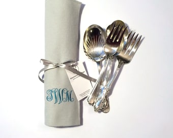 Silverware roll | Etsy