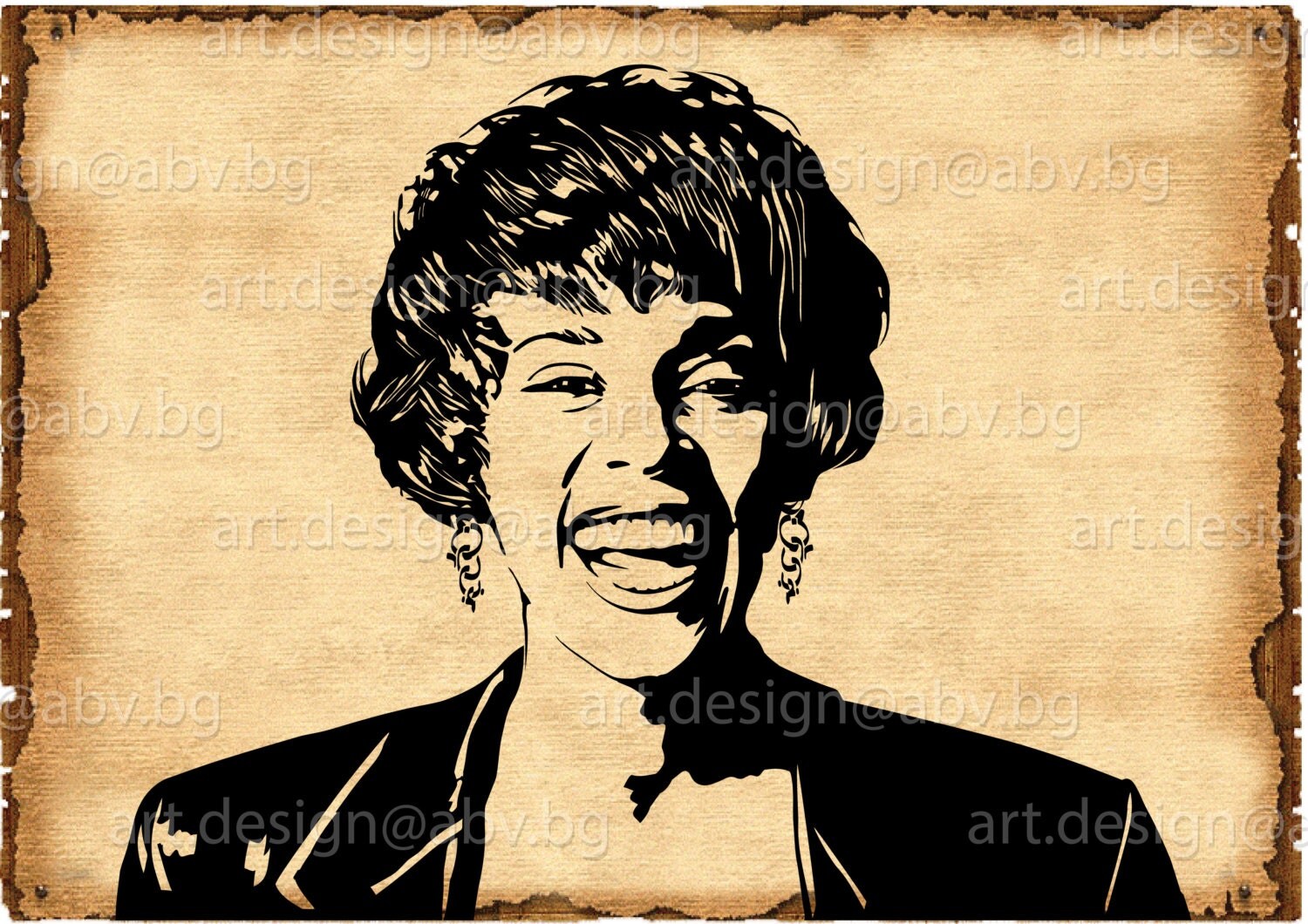Vector FACE Whitney Houston AI eps pdf svg dxf png jpg