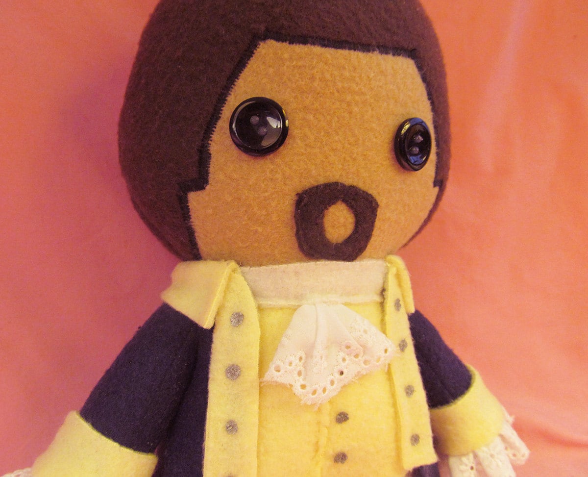 Alexander Hamilton Fleece Plush Doll