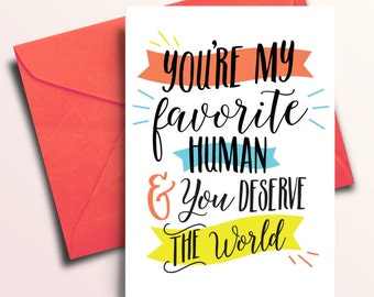 My favorite human | Etsy