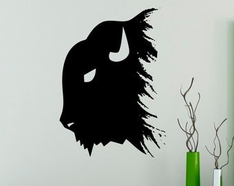 Tribal Wolf Wall Decal Beast Wild Animal Vinyl Sticker Home