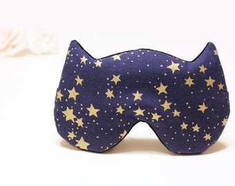 Cat eye sleep mask Cute kawaii kitty sleep mask by EVESAdesign