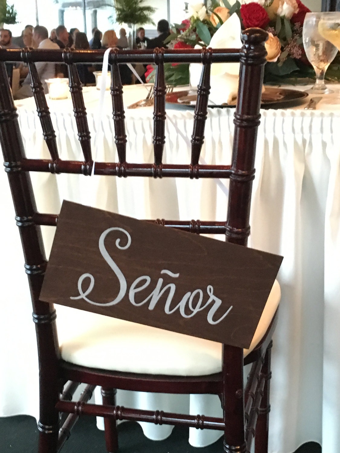 Mr & Mrs Chair Signs Wedding Chair Signs Better by TheSWBelles