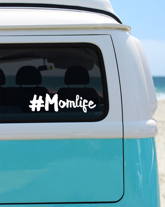 Hashtag Momlife Vinyl Window Decal Car Sticker Car Decal