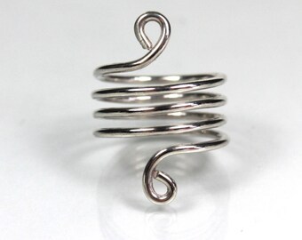 Spiral ring | Etsy