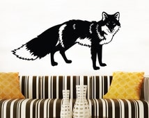 Unique fox wall decal related items | Etsy