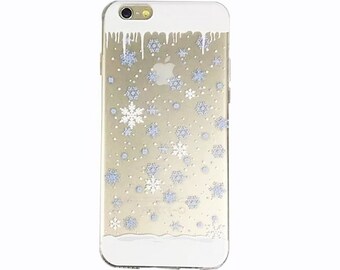 Snowflake phone case | Etsy