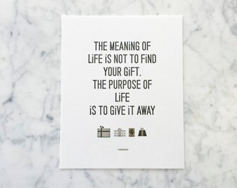 Adolf Levitt Quote: Keep Your Eye Upon the Donut. 8x10