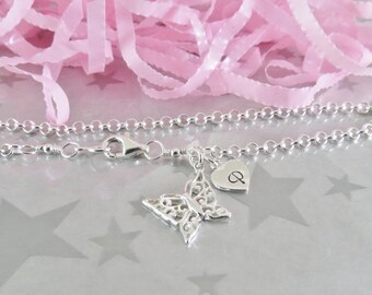 Hand Stamped Personalized Sterling Silver by GracieJewellery