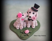 Unique poodle cake toppers related items | Etsy