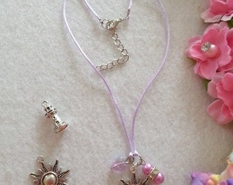 Tangled sun necklace | Etsy