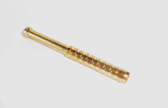 Large 3 Brass One Hitter Tobacco Pipe Large 3 Brass One Hitter Tobacco Pipe