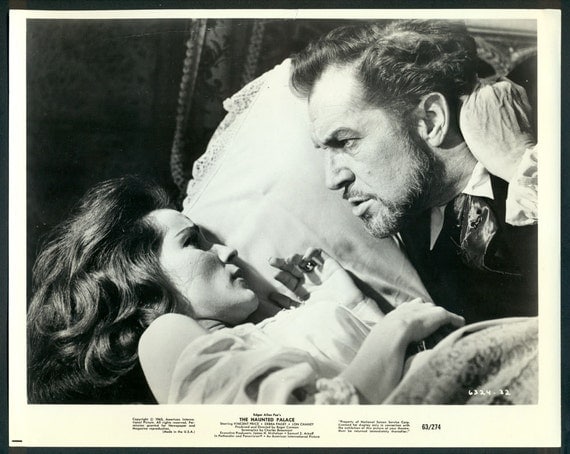 Vincent Price original 1963 horror movie still The Haunted