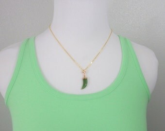 Saber tooth necklace | Etsy