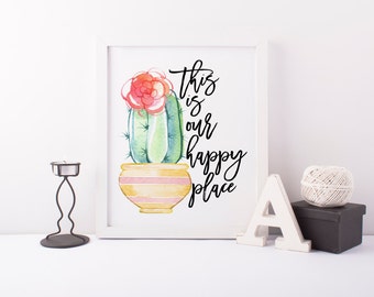 Welcome home print | Etsy