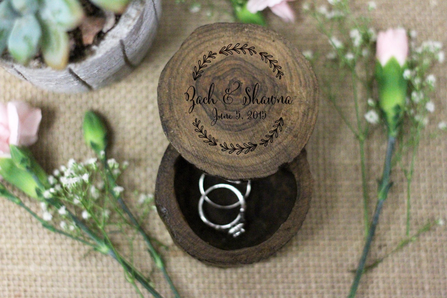 Ring Box Custom Engraved Ring Box Wood Ring Box Rustic Ring Box Custom Engraved Ring Box Wood Ring Box Rustic